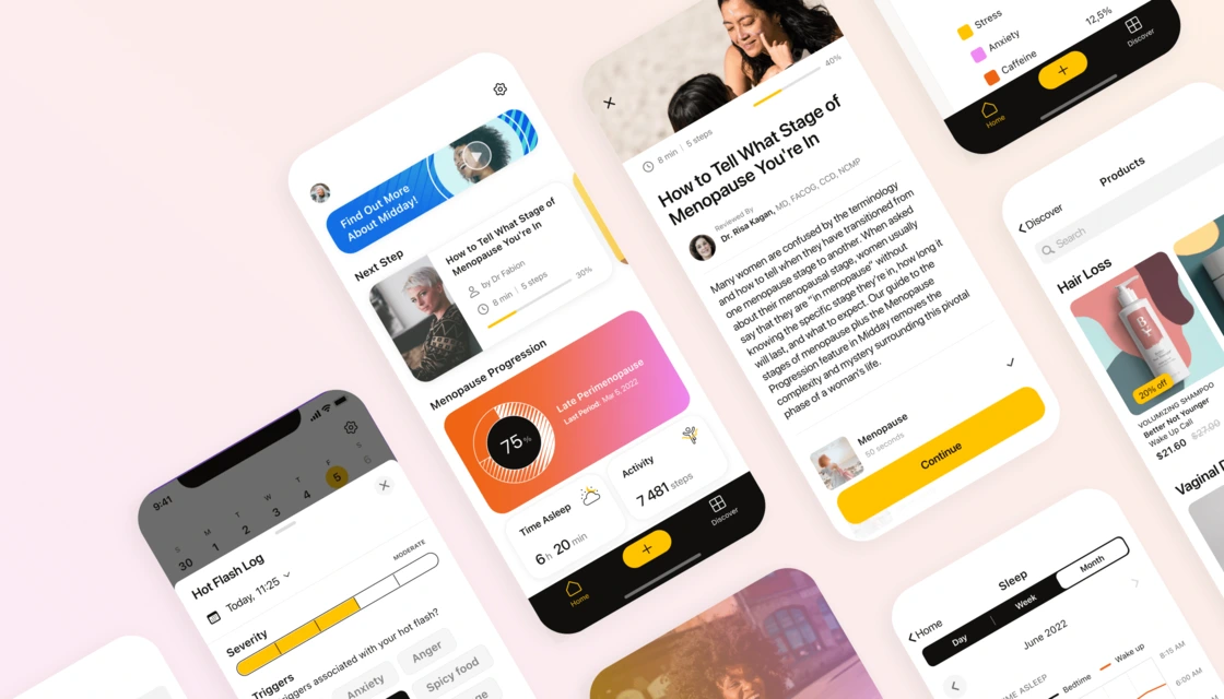 Midday - Menopause Tracker App Development